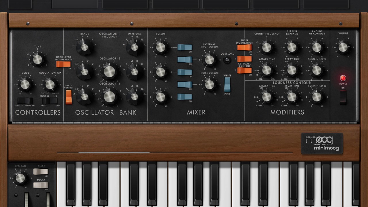 Minimoog Model D – Moog 本家から Model D のアプリが登場 | WAVEFORM LAB