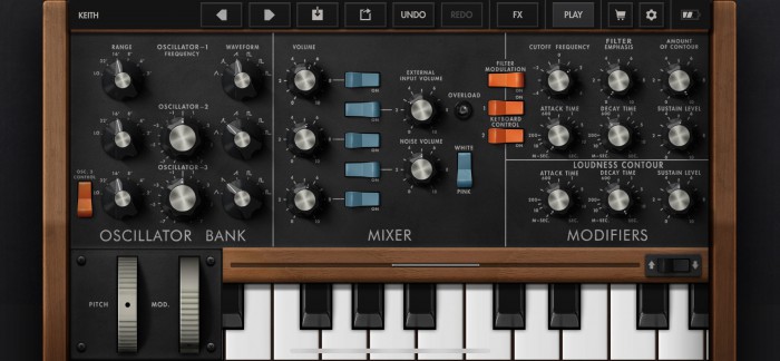 Minimoog Model D – Moog 本家から Model D のアプリが登場 | WAVEFORM LAB