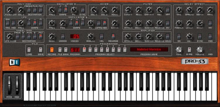 MASCHINEの最新アップデート- Sequential Prophet を再現した Pro-53 を PolySynth として追加 ...