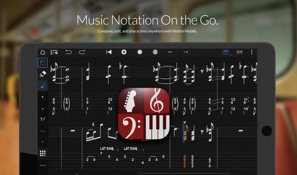 PreSonus Notion Mobile – 採譜が楽しくなる、無料でしっかり使えるノーテーション・ソフト | WAVEFORM LAB
